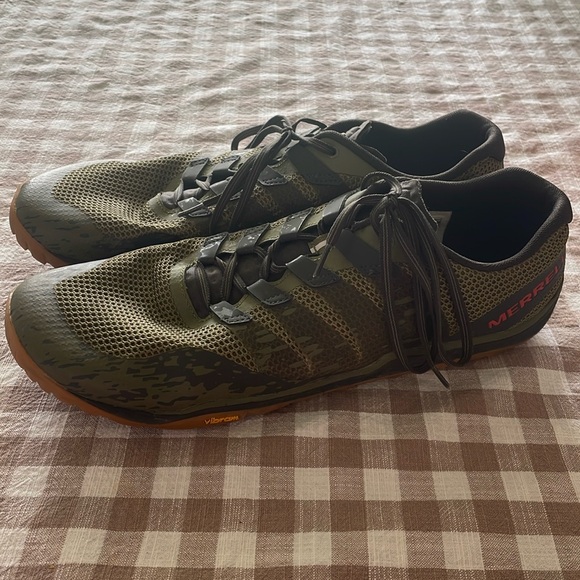 Merrell | Shoes | Merrell Mens Green Barefoot Shoes Sz 5 | Poshmark